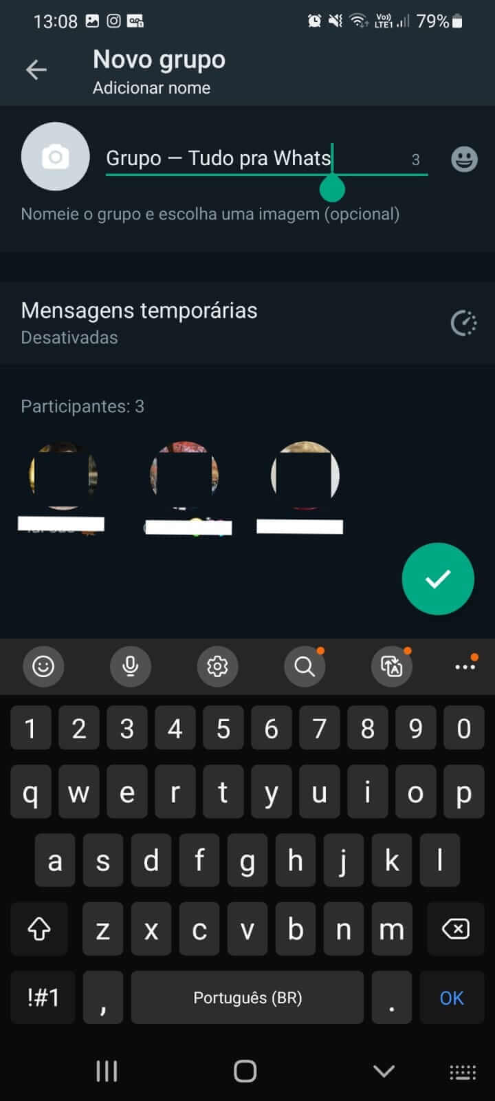 Grupo WhatsApp: Tutorial de como Criar e Configurar